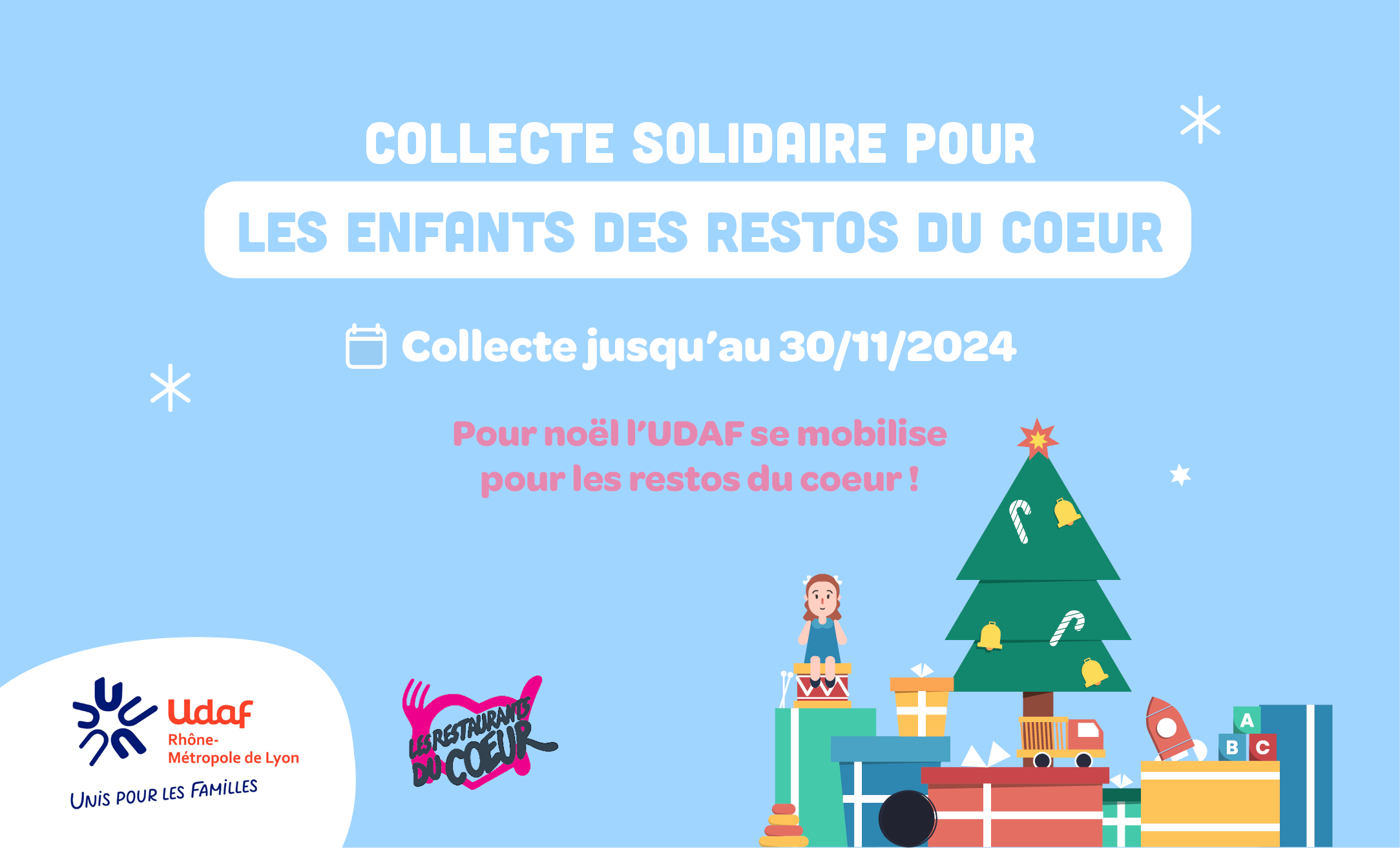 Collecte Solidaire pour les Restos du Coeur ! - Union Départementale des Associations Familiales ...